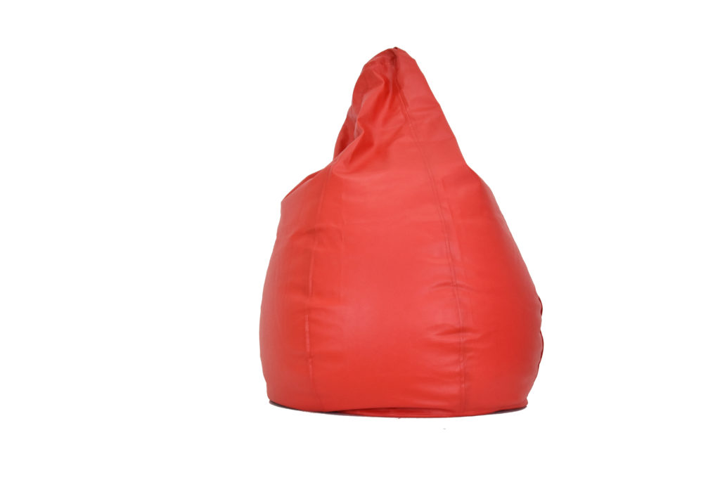 Get your Red Leather Bean Bag now - myBeanBag.eu